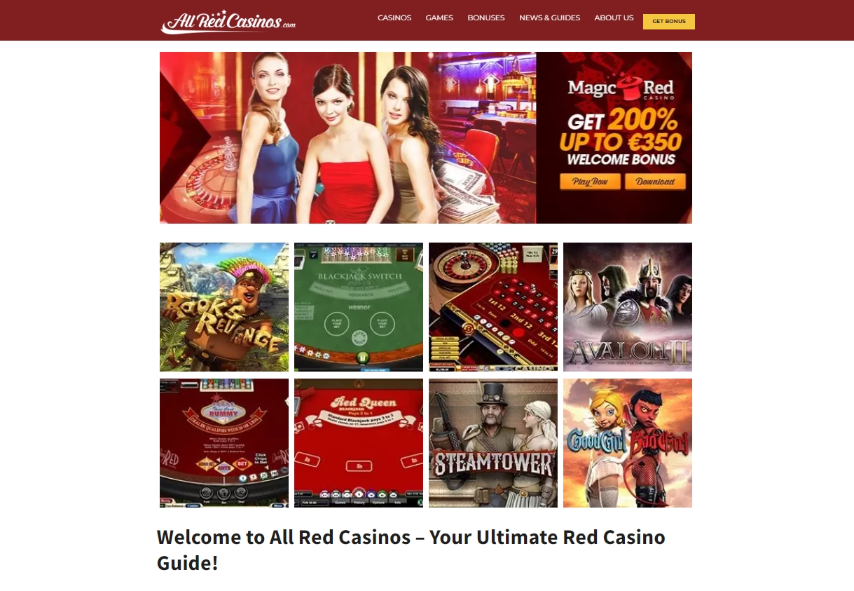 Welcome to All Red Casinos – Your Ultimate Red Casino Guide!